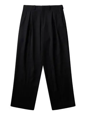 KIKO KOSTADINOV Straight-leg Pleated Trousers - Black