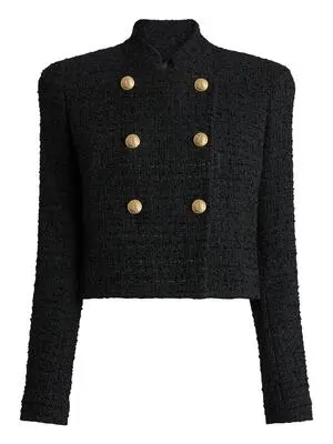 BALMAIN Balmain Tweed Officer Jacket