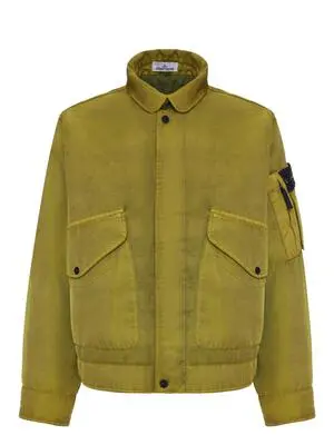 Stone Island STONE ISLAND Cropped Utility Jacket Cactus