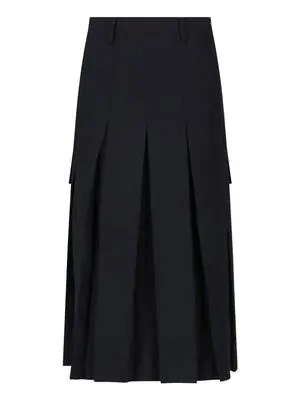 MAISON MARGIELA Midi Skirt - Black