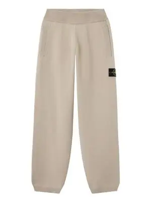 Stone Island Regular-fit Knit Joggers With Elastic Drawstring Waist - Sand-colored
