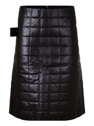 Bottega Veneta Versatile Midi Dress - Black