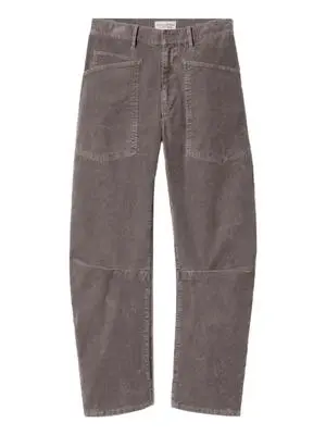 NILI LOTAN Nili Lotan Tapered Trousers With Belt Loops Grey