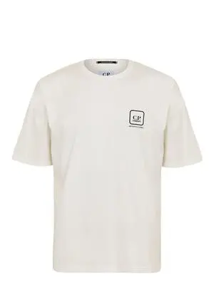C.P. COMPANY Loosefit Crewneck Shortsleeve Tshirt - White