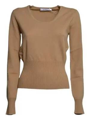 Max Mara Ribbed Knit Sweater - Brown