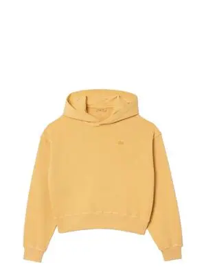 Lacoste Cropped Sweatshirt - Orange