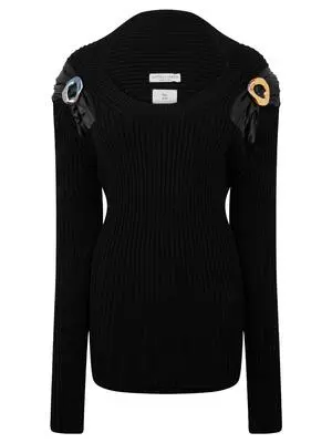 Bottega Veneta Knitted Dress - Black