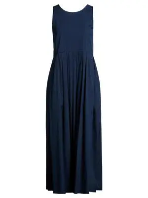 Max Mara Sleeveless Ruched Dress - Blue