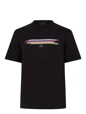 Paul Smith Minimal Printed Tshirt - Black