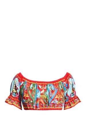 DOLCE & GABBANA Dolce & Gabbana Off-the-Shoulder Short Sleeve Top