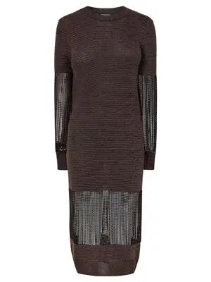 Bottega Veneta Knitted Dress - Black