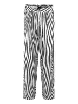 TOM FORD Striped Tailored Trousers - Gray