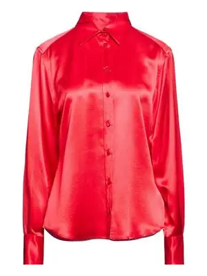 Dolce & Gabbana Satin Button-down Shirt - Red