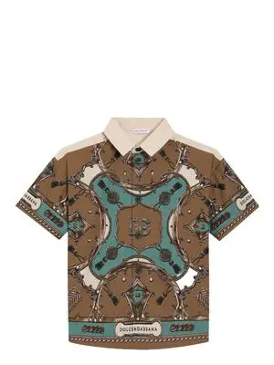 DOLCE & GABBANA Dolce & Gabbana Printed Short Sleeve Shirt