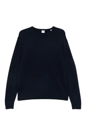 Aspesi Crew Neck Long Sleeve Sweater - Black