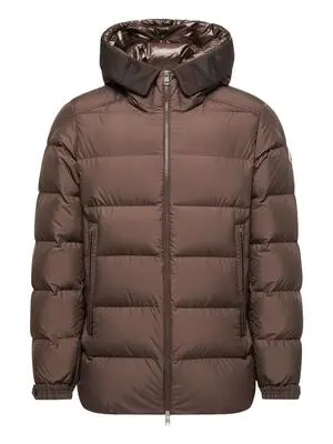 Moncler Orvelle Hooded Down Jacket - Brown