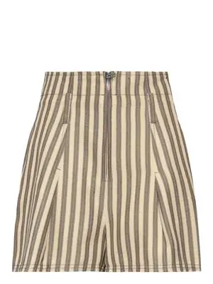 Jacquemus Striped Shorts - Beige