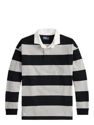 Polo Ralph Lauren Stripe Rugby Shirt - Black