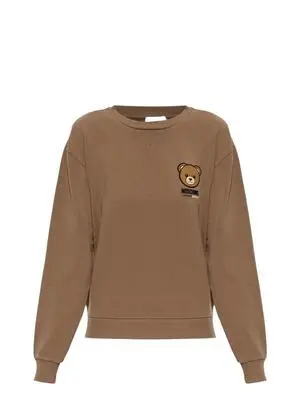 Moschino Moschino Underbear Long Sleeve Sweatshirt Brown