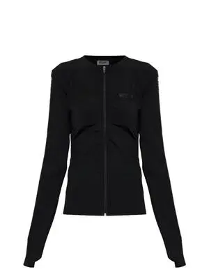 MOSCHINO Moschino Long Sleeve Zip-Up Sweatshirt