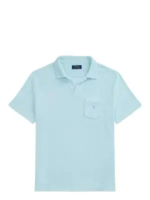Ralph Lauren Lightblue Pique Shortsleeve Polo Shirt - Blue