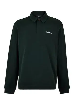 Paul Smith Long-sleeve Rugby Polo Shirt - Black