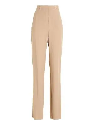Max Mara Tailored Straight-leg Trousers - Camel
