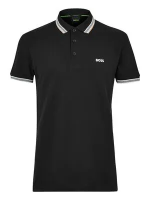 Hugo Boss Cotton Polo Shirt - Black
