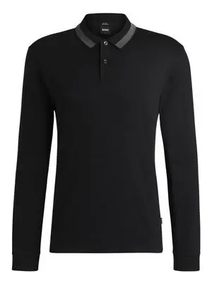 Hugo Boss Minimalist And Versatile Longsleeve Shirt - Black