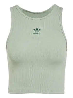 ADIDAS ORIGINALS ADIDAS ORIGINALS Ribbed Tank Top Gray
