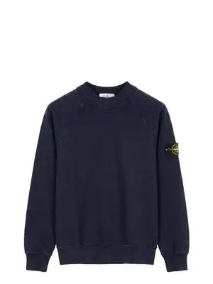 Stone Island Stone Island Long-Sleeve Crew-Neck Sweatshirt Blue