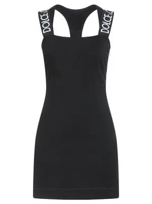 DOLCE & GABBANA Dolce & Gabbana Sleeveless Bodycon Knit Dress With Logo Straps