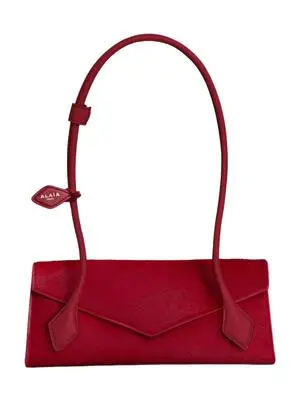 Alaïa Alaia Le Teckel Flap Small Bag Red