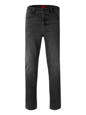 Hugo Boss Straight Leg Jeans - Black