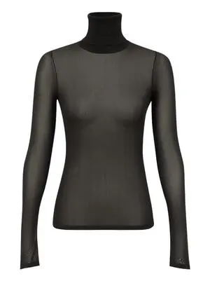 Zimmermann ZIMMERMANN Fine-Knit High-Neck Top Black