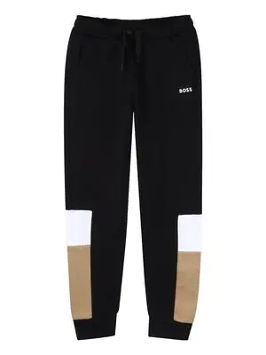 Hugo Boss Colorblock Jogger Pants - Black