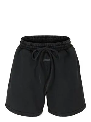 Fear Of God Fleece Jogger Shorts - Black