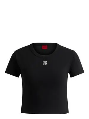 Hugo Boss Cropped T-shirt - Black