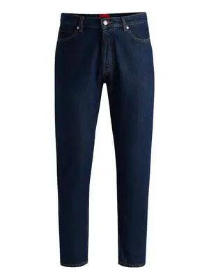 Hugo Boss Slim-fit Dark Wash Jeans - Black