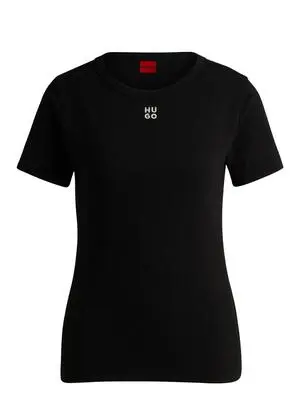 Hugo Boss Cotton Logo T-shirt - Black