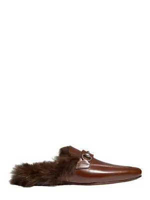 Gucci Casanova Mule - Dark Brown