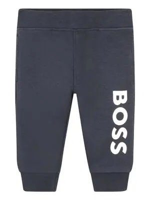 Hugo Boss Jogger Trousers With Logo Detail - Black