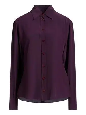 Dolce & Gabbana Solid-color Chiffon Shirt - Black