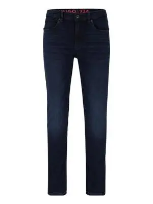 Hugo Boss Slim Fit Dark Wash Denim Jeans - Black