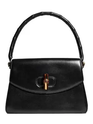 Gucci Bamboo Vendetta Medium Top Handle Bag - Black
