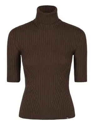 Herno Ribbed-knit High Neck Sweater - No