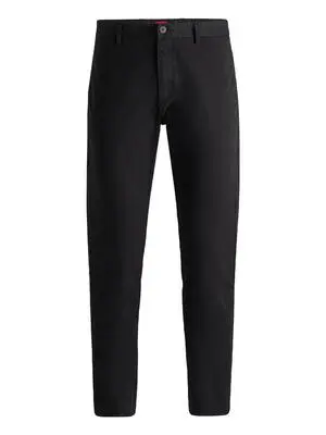 Hugo Boss Tailored Straight Leg Trousers - Black