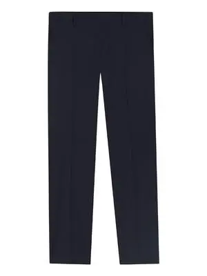 Hugo Boss Straight-leg Tailored Trousers - Blue