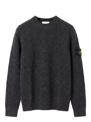 Stone Island Long-sleeved Sweater - Black