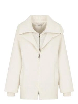 P.a.r.o.s.h Wool Zip-up Jacket - White